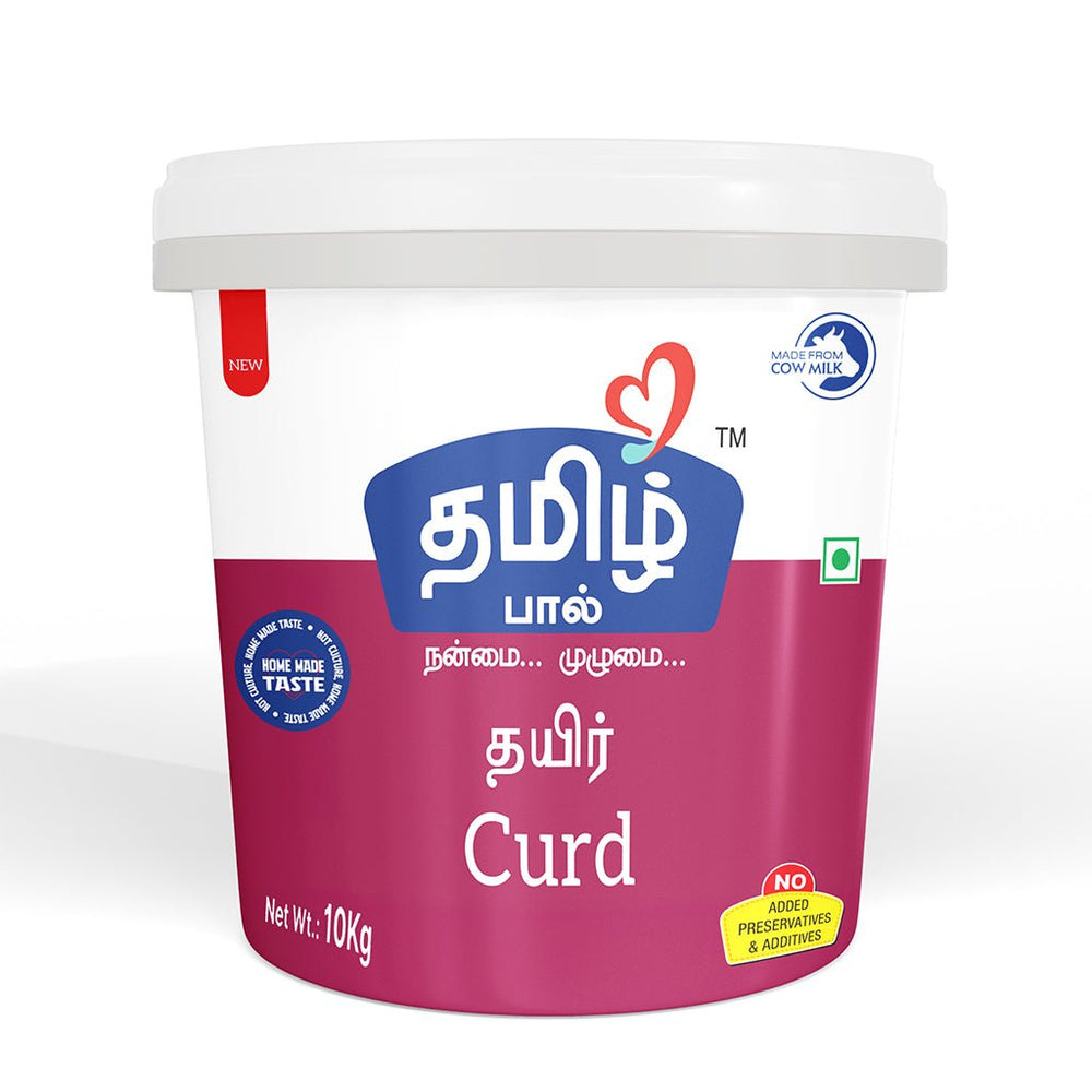 Tamil Paal Bucket Curd | Natural Cow Milk Curd Tamil Nadu