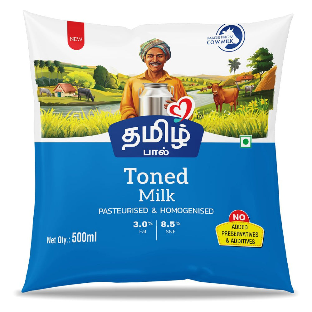 Toned Milk Benefits | Healthy & Low Fat Milk from Tamil Paal